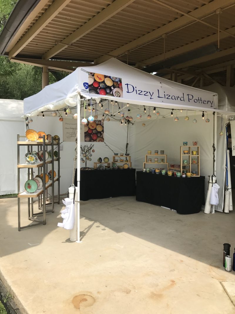 Denton Arts and Jazz, Woo Hoo! | Dizzy Lizard Pottery